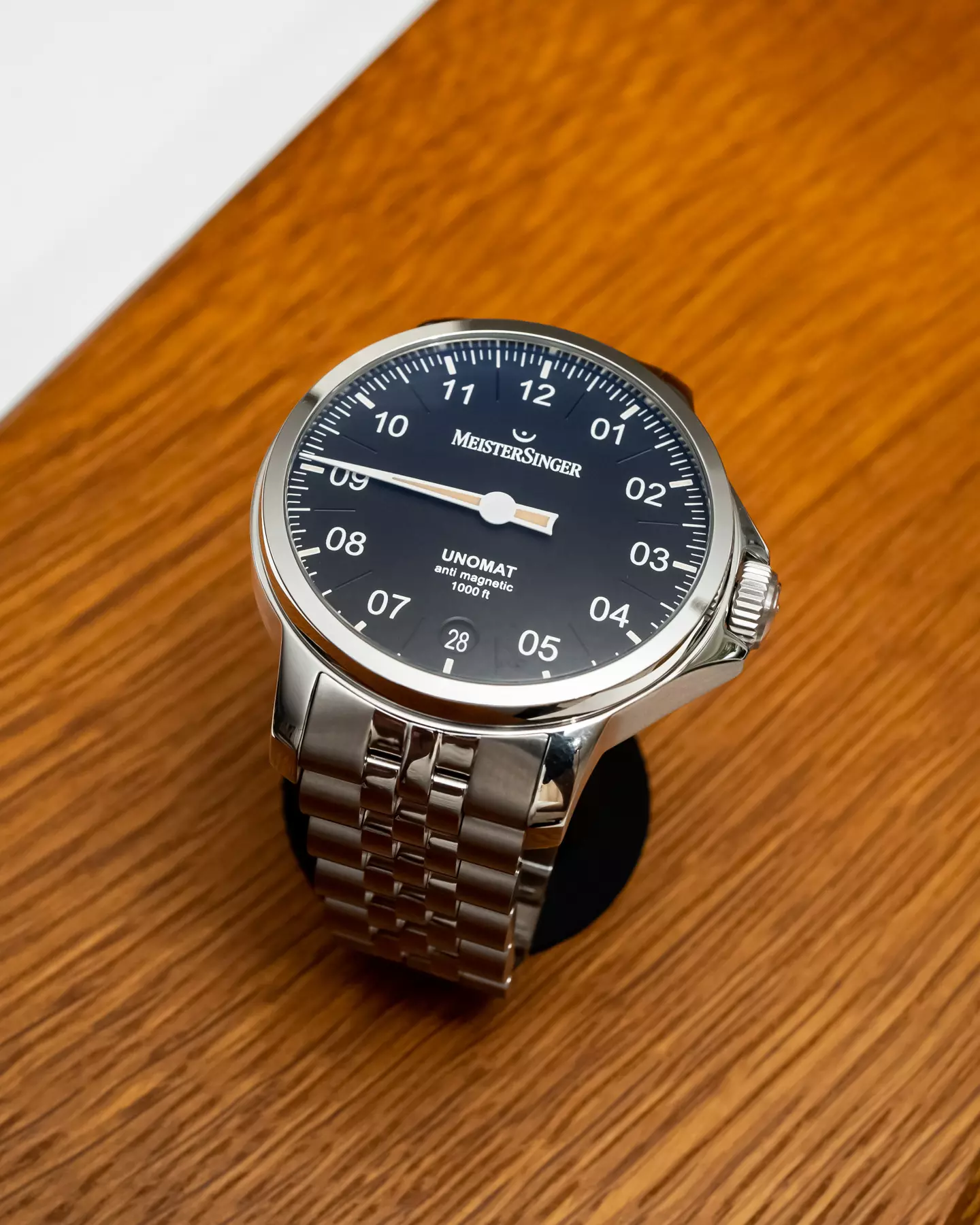 Meistersinger Toughens Säi klassesche Design Mat New Unomat Watch Serie 5638_7