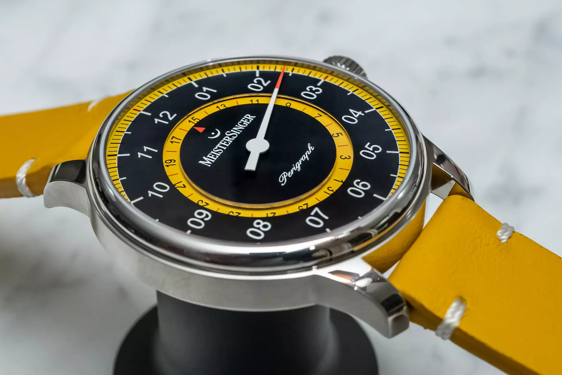 Meistersinger отмечает 20-летие производства часов Perigraph Mellow Yellow 5639_4