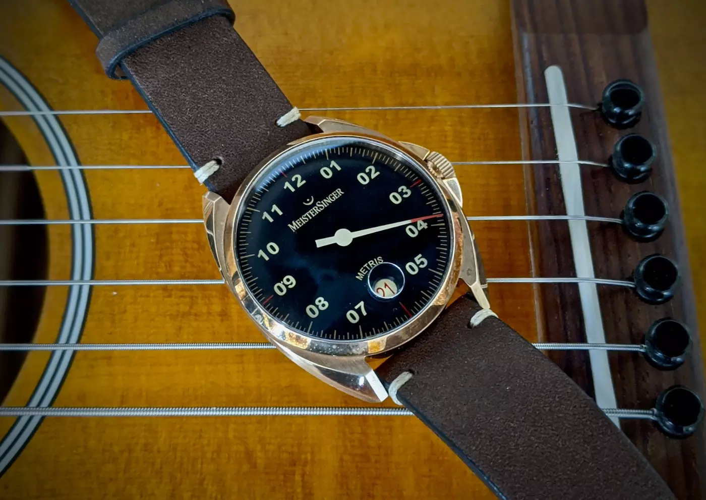 MeisterSinger Metris Bronze Watch Review 5641_10