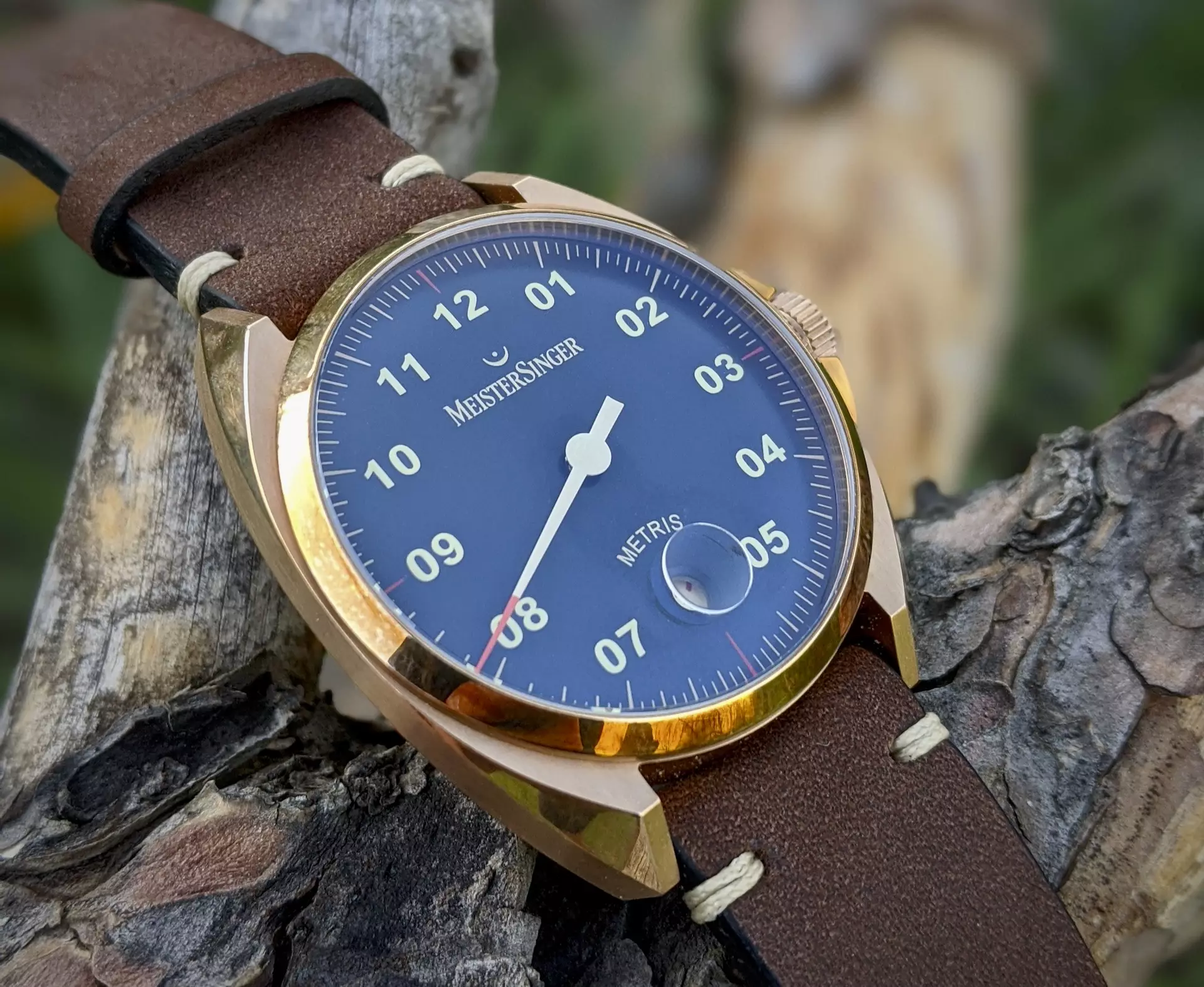 Revisión del reloj de bronce MeisterSinger Metris 5641_7