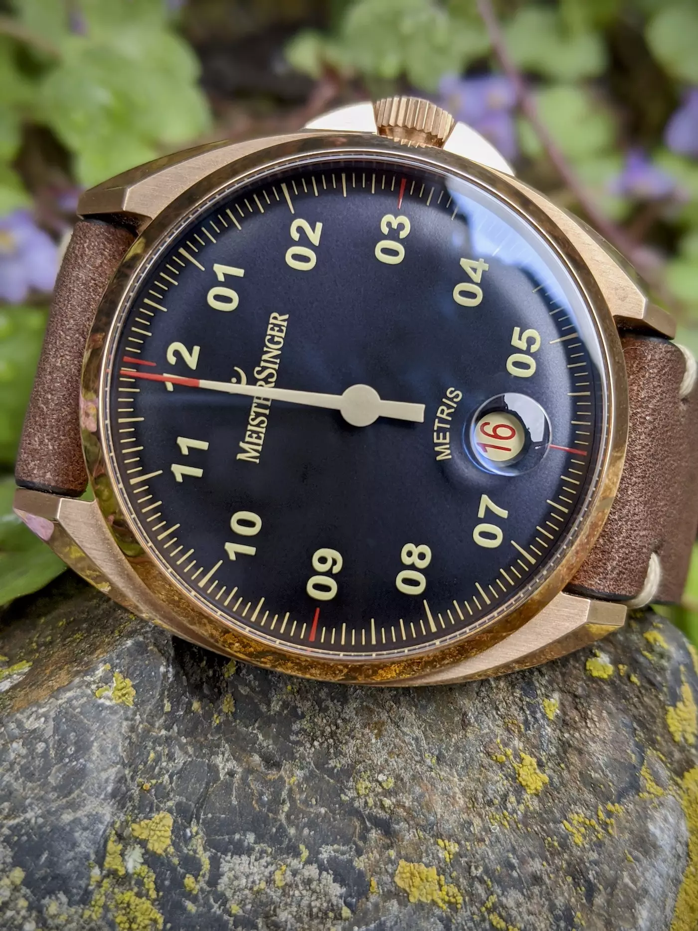 Revisión del reloj de bronce MeisterSinger Metris 5641_9