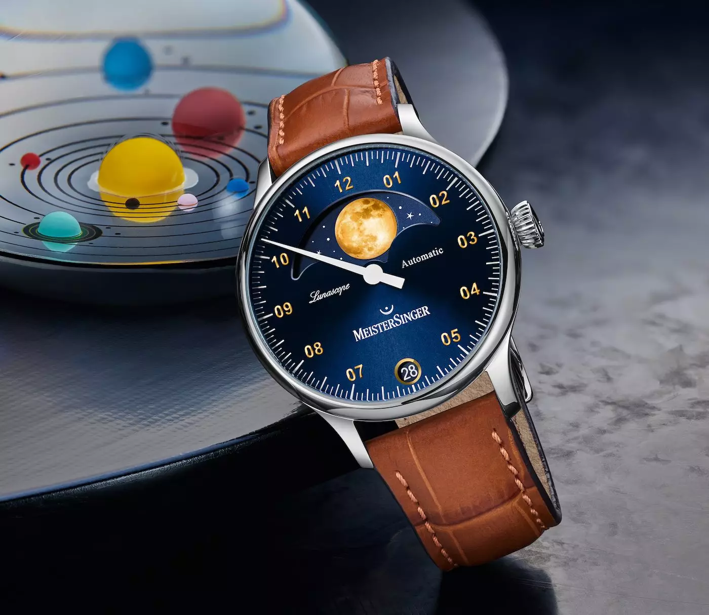 MeisterSinger Lunascope kuldkell 5642_1