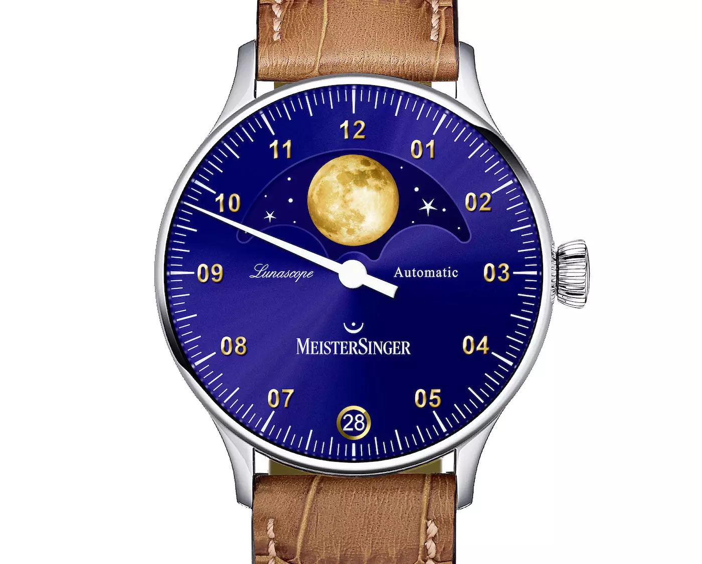 MeisterSinger-Lunaskoop-Gold-Watch