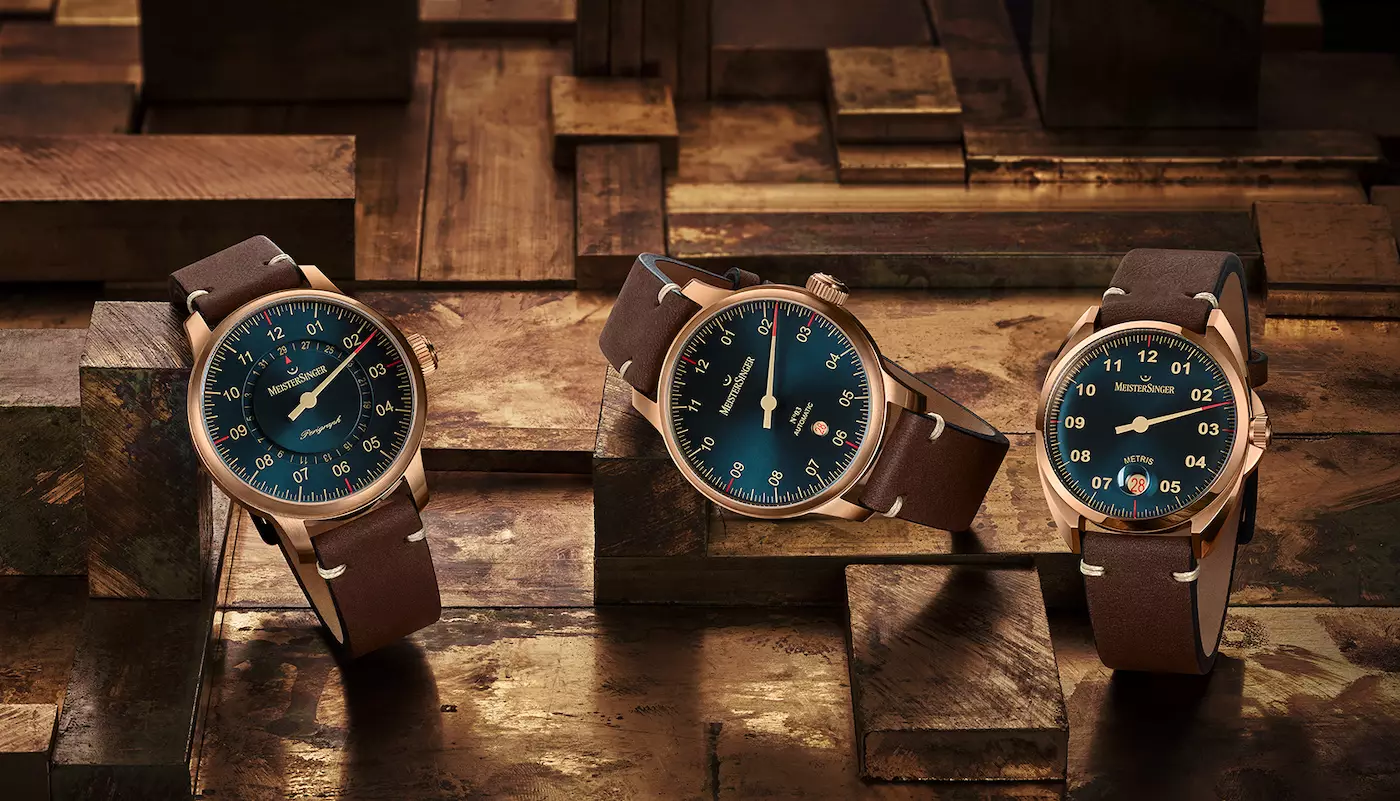 Meistersinger-Bronze-Line-Collection-Pikeun-Baselworld-2019-Arloji