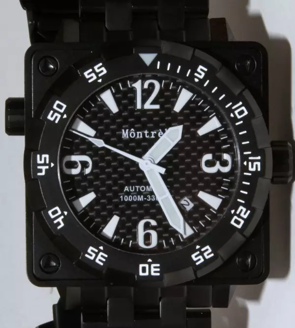 Revue de la montre Montrek Square Diver PVD 5770_1