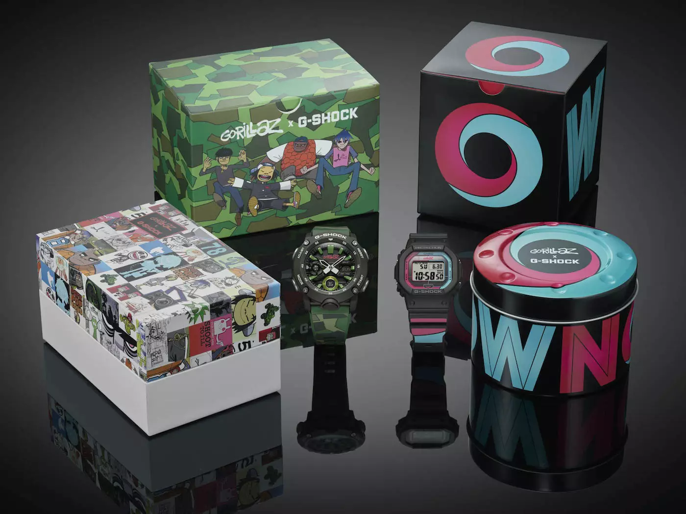 Gorillaz-Casio-G-Shock-Ntarengwa-Edition-DW-5600-GA-2000-Amasaha