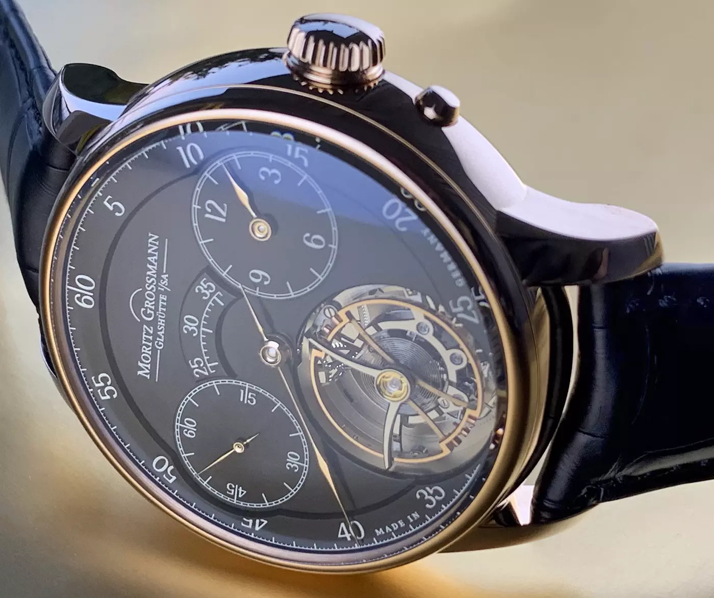 Moritz Grossmann przedstawia limitowaną edycję BENU Tourbillon Watch w kolorze różowego złota 5775_1