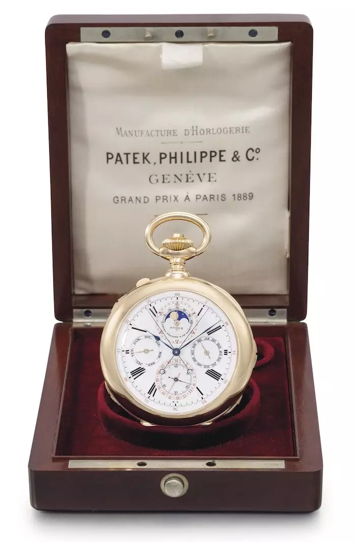 Patek Philippe Rare Stephen Palmer นาฬิกาพกพา Patek Grand Complication ที่หายากครั้งแรก