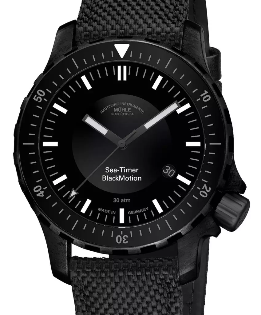 Mühle-Glashütte Sea-Timer BlackMotion နာရီ 5859_2