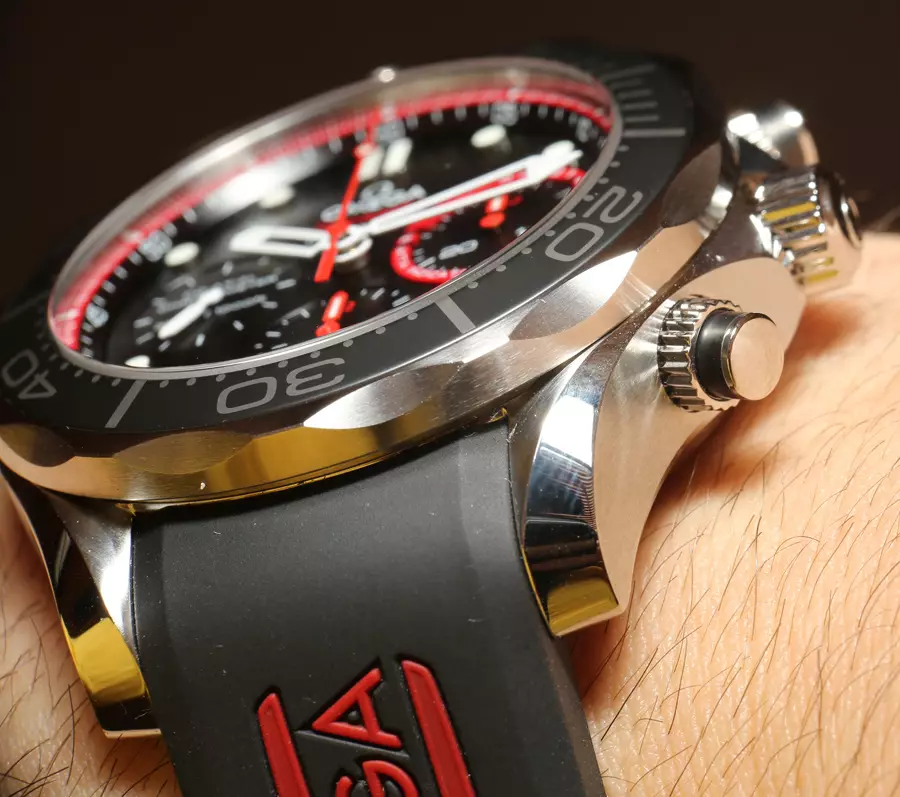 Omega Seamaster Chronograph ETNZ unghi lateral