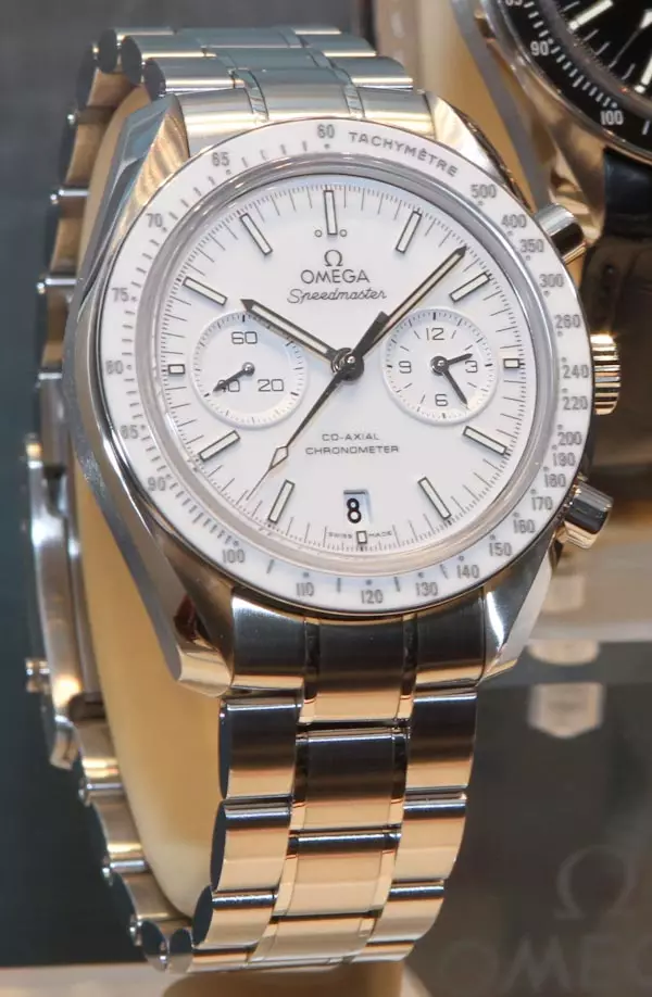 นาฬิกา Omega Speedmaster Co-Axial Chronograph สีขาว Hands-On 59932_5