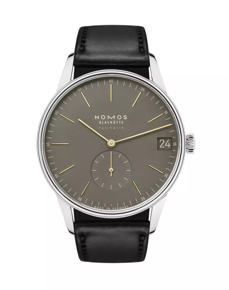 NOMOS Glashütte Analeta Saa Mbalimbali za Mavazi ya Bauhaus Pamoja na Tangente Midnight Blue, Orion Olive Gold, na Ludwig Reference 201 6012_6