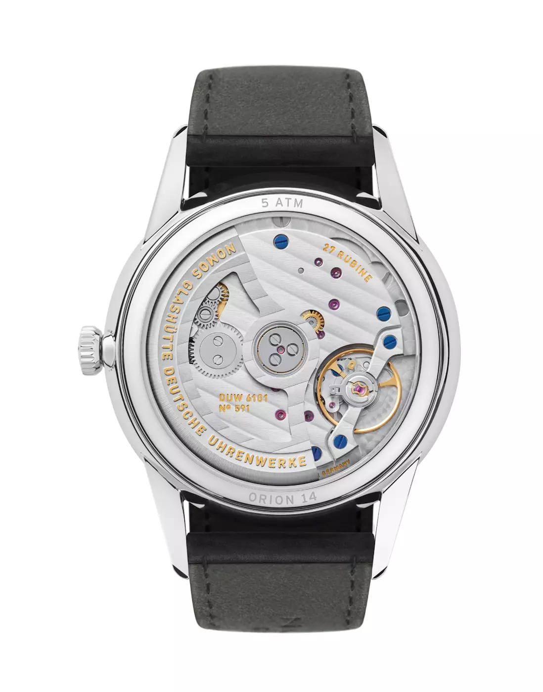 NOMOS Glashütte wprowadza różnorodność do Bauhausu wieczorowych zegarków z Tangente Midnight Blue, Orion Olive Gold i Ludwig Reference 201 6012_8