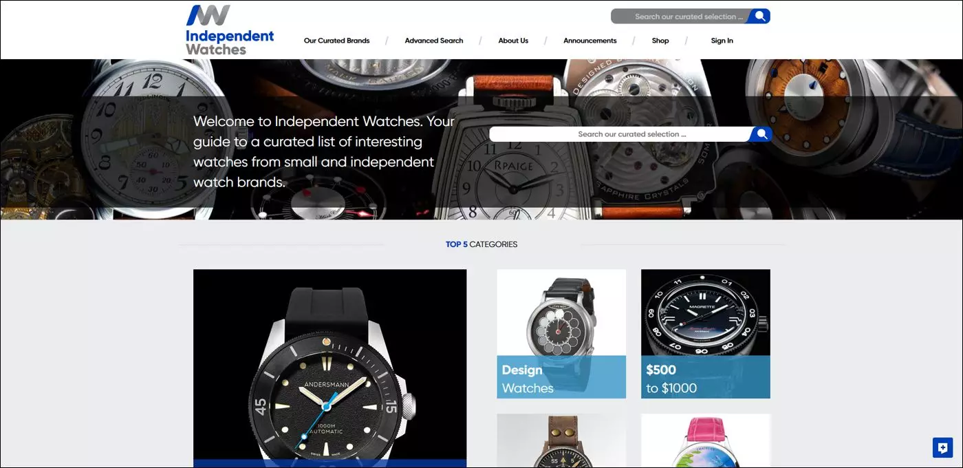 Independent-Watches.com ja entusiastide asutatud kellabrändide reklaamimine 6127_1