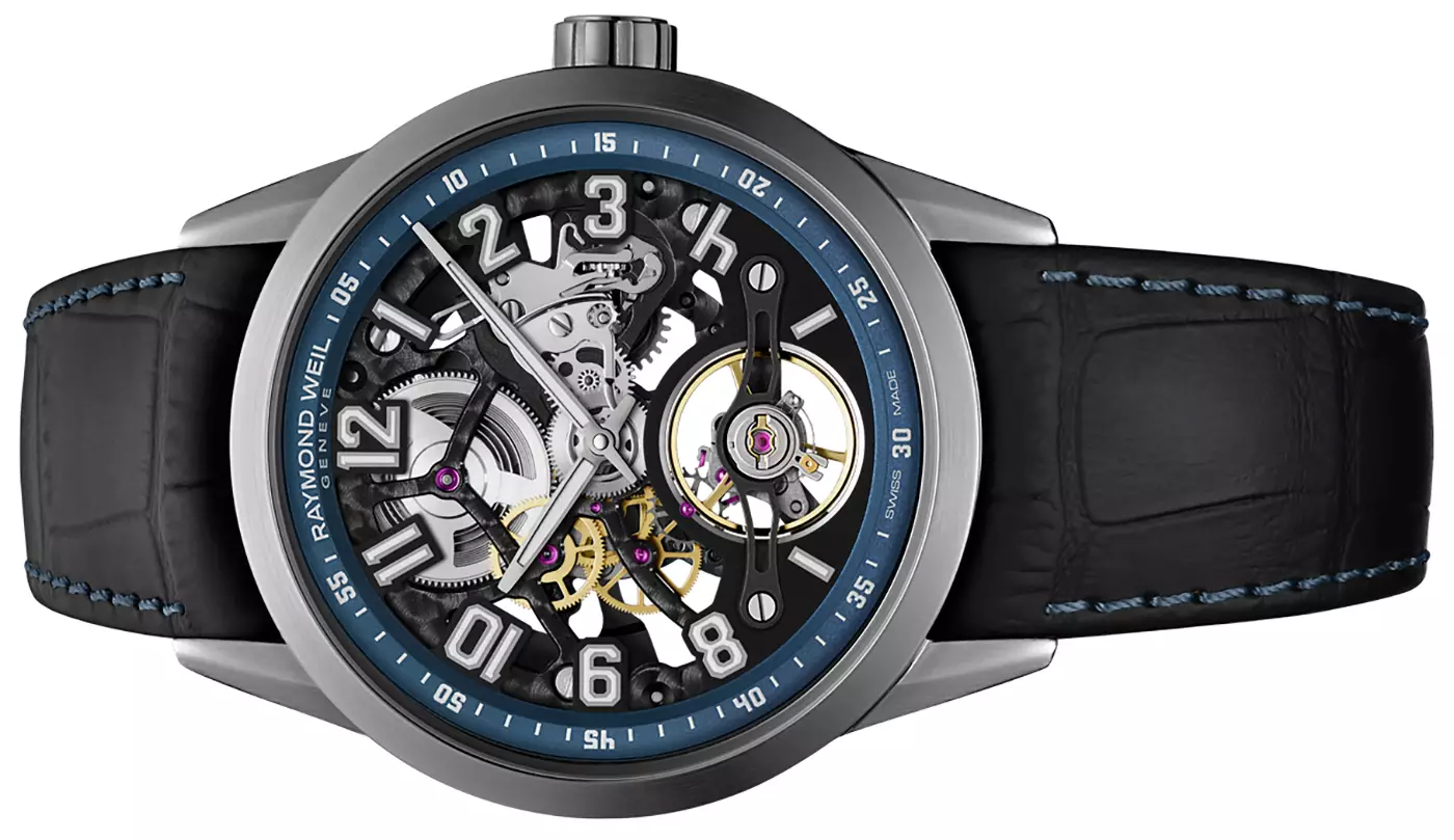 Raymond Weil yn Dadorchuddio Blue Skeleton Freelancer Limited-Edition Watch 6347_5