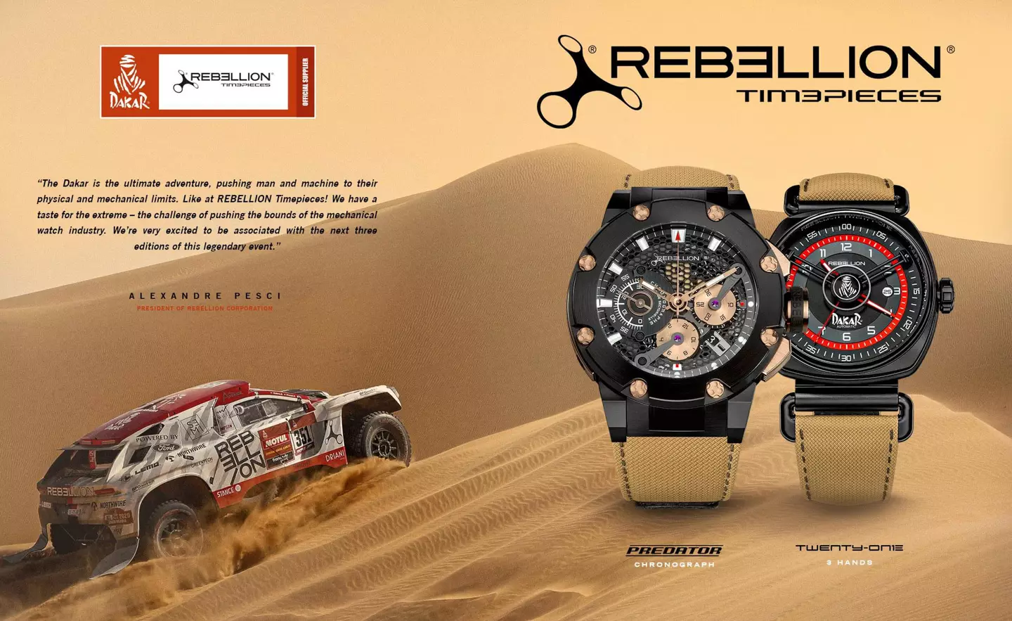 Dakar Rally Trifecta: Rebellion Watches Huwa Watchmaker Uffiċjali, Timekeeper Uffiċjali u Parteċipant fit-Tlielaq 6364_2