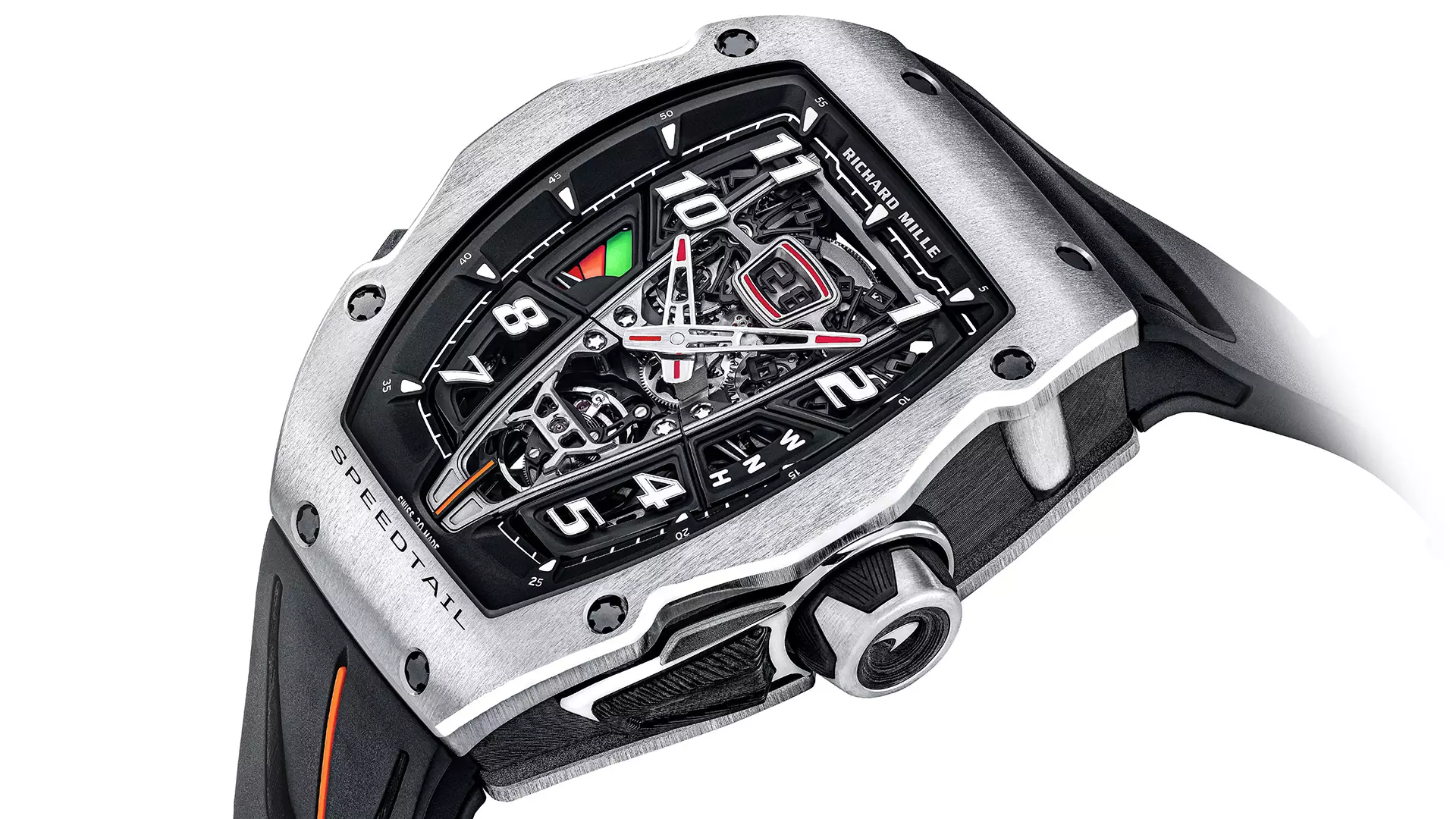 Richard Mille dia namoaka fanontana voafetra RM 40-01 Automatic Tourbillon McLaren Speedtail Watch 6428_1