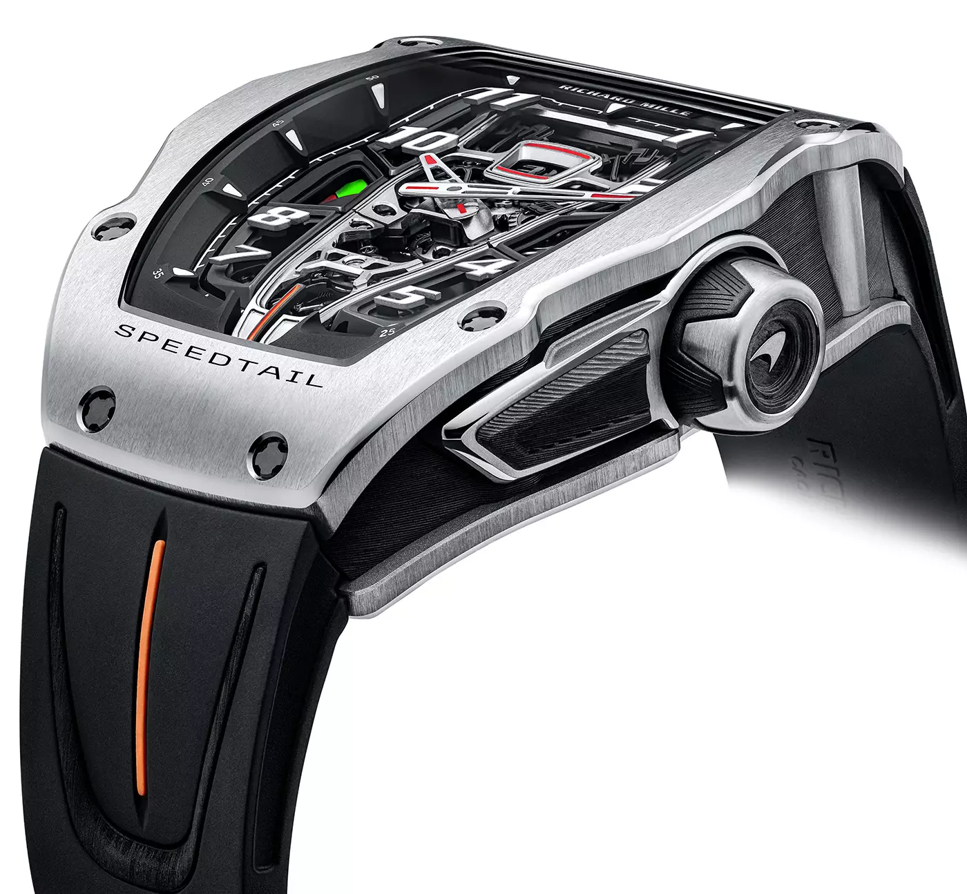 Richard Mille paljastaa rajoitetun erän RM 40-01 automaattisen Tourbillon McLaren Speedtail -kellon 6428_2