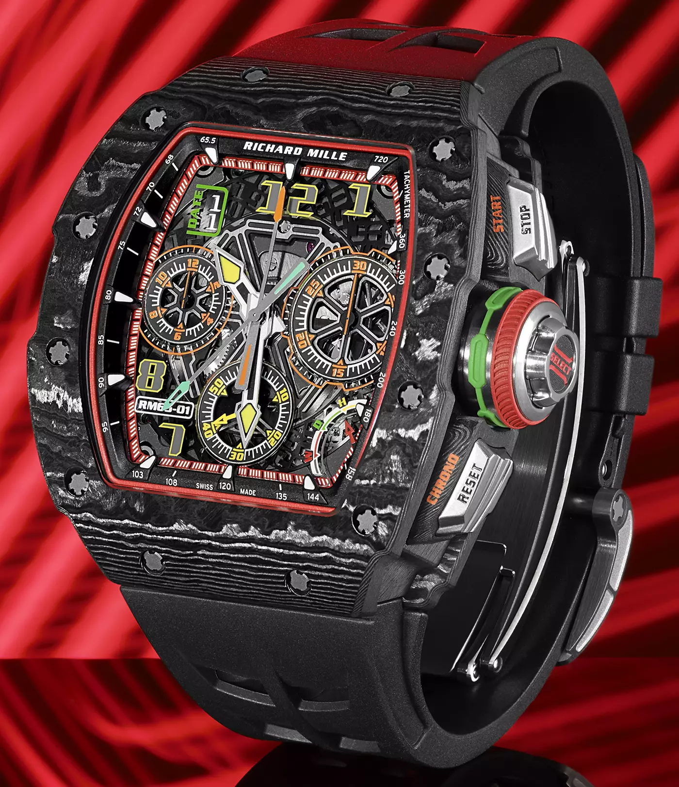 Richard Mille ra mắt đồng hồ bấm giờ tự động chia giây RM 65-01 6429_2