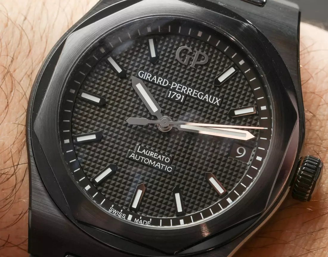 Rellotge de ceràmica negra Girard-Perregaux Laureato 64955_4