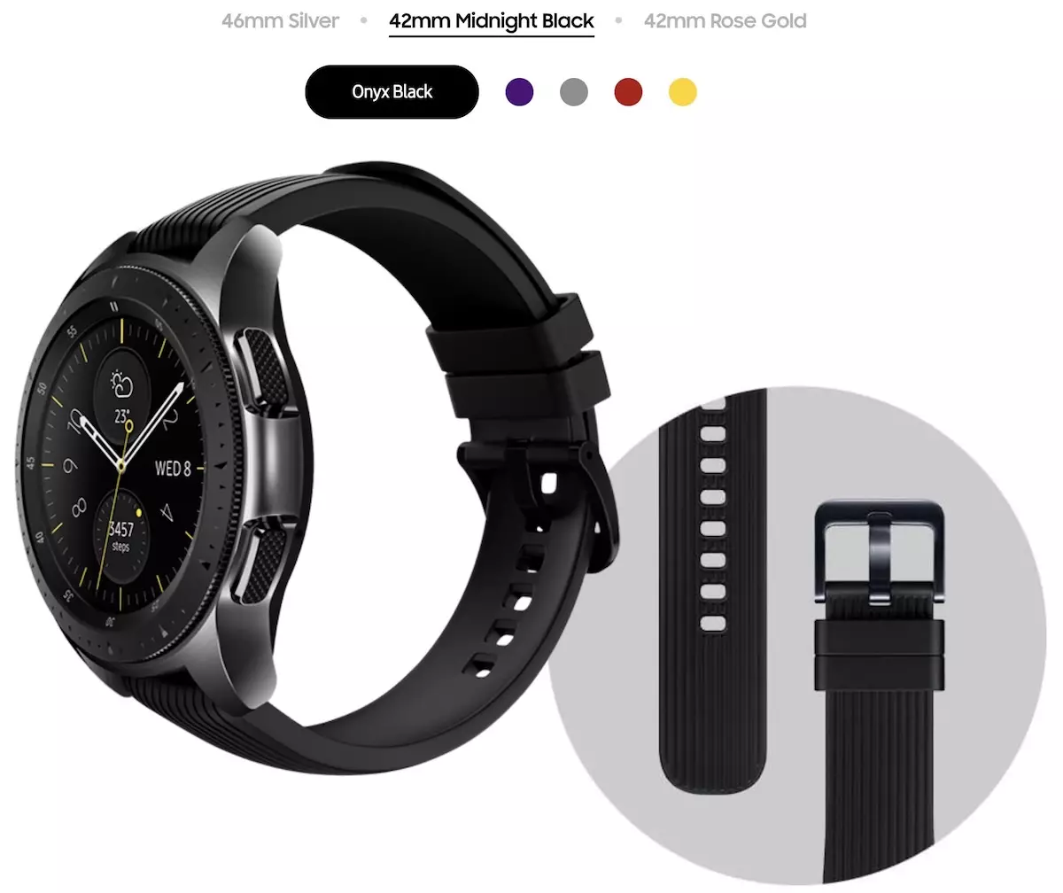 2018 ஆம் ஆண்டிற்கான Samsung Galaxy Smartwatch பேட்டரி ஆயுளை மேம்படுத்துவதில் கவனம் செலுத்துகிறது 6529_2