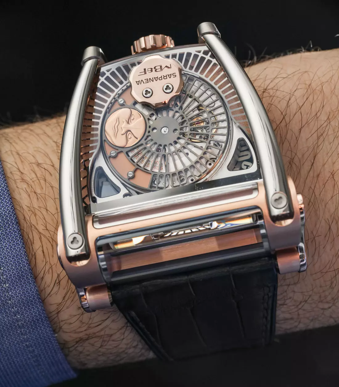 MB&F MoonMachine 2 wrist shot