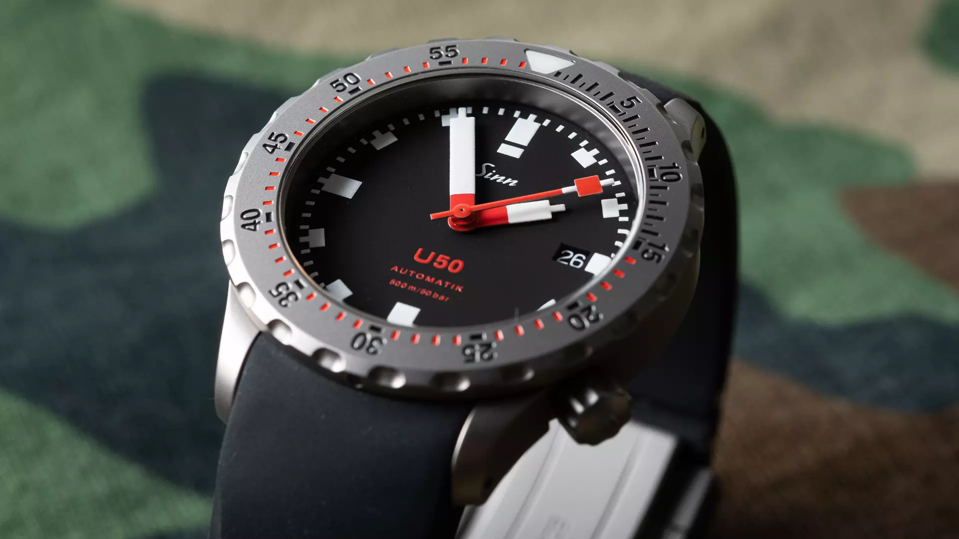 Iwwerwaachung Iwwerpréiwung: Sinn U50 Diving Watch 6607_1