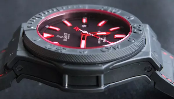 Hublot Red Magic & ყველა შავი მწვანე საათები ხელები 67543_3