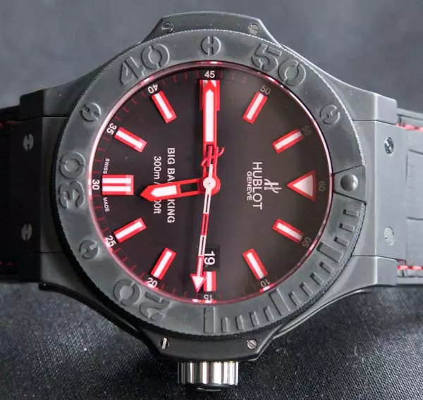 Hublot Red Magic & ყველა შავი მწვანე საათები ხელები 67543_6