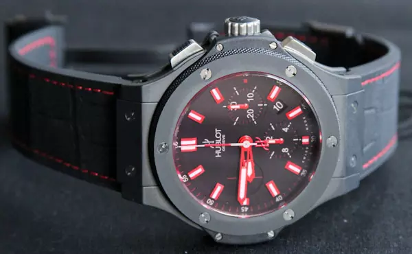 Hublot Red Magic & ყველა შავი მწვანე საათები ხელები 67543_9