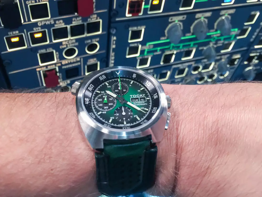 ජයග්‍රාහකයාගේ සමාලෝචනය නරඹන්න: Tockr 'Hulk' Air Defender Chronograph Watch 6781_9