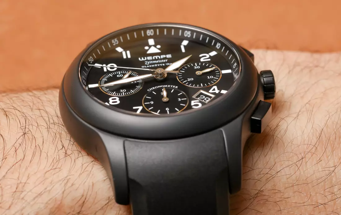 Κριτική ρολογιού Wempe Zeitmeister Aviator Ceramic Chronograph 7010_4