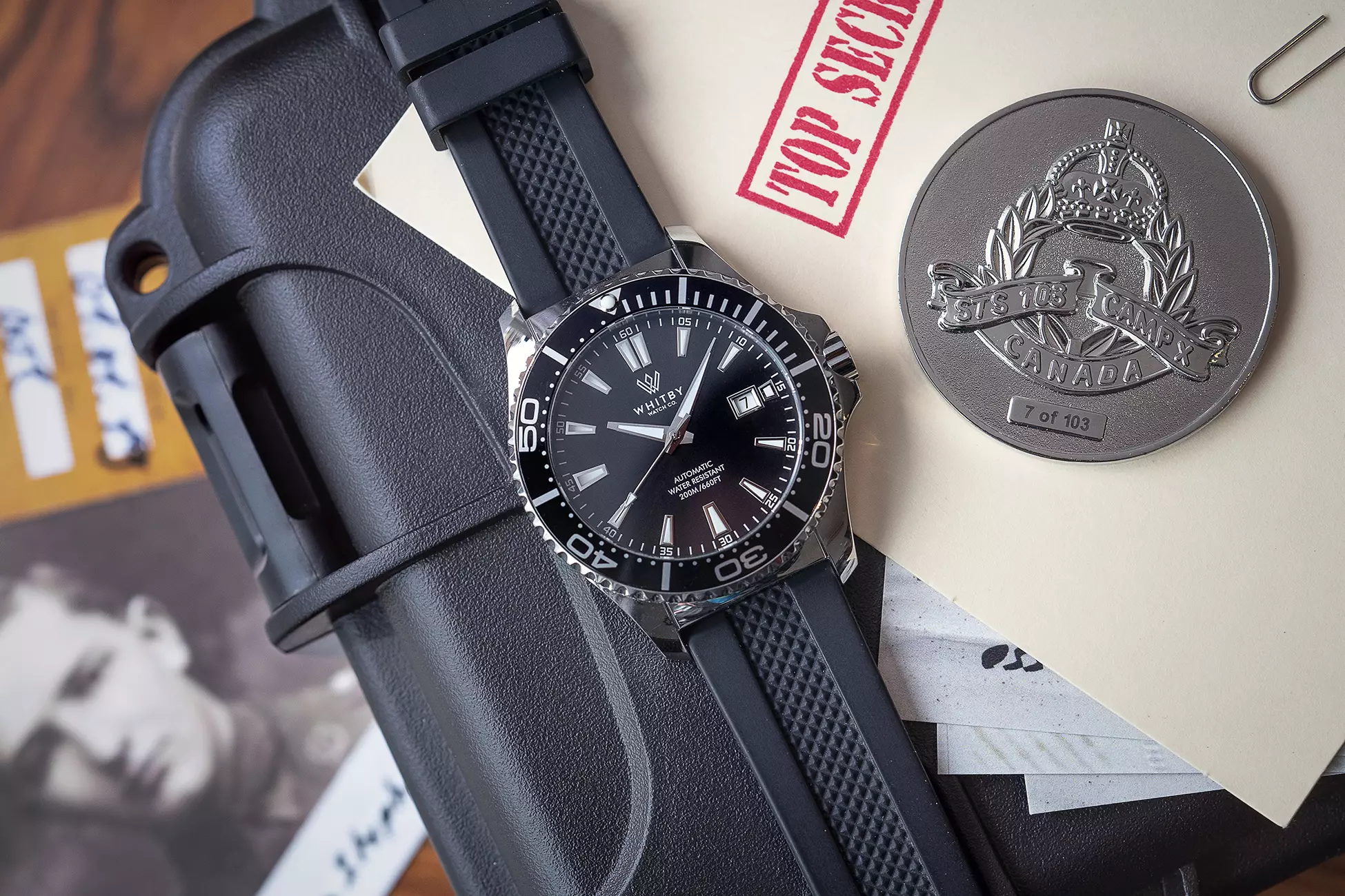 Whitby Watch Co. Intrepid Diver Hands-On: Camp X-Inspired Slice of Canadiana 7021_5