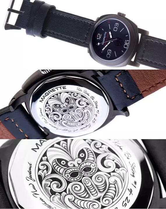 Magrette Kaitiaki & Kai Kaha Engraved Masculine Watches 70759_2