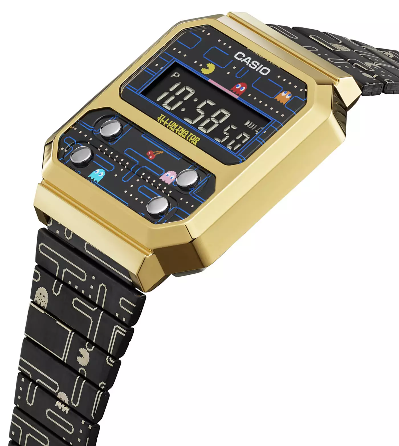 Casio devwale A100WEPC Watch an kolaborasyon ak PAC-MAN 7092_2