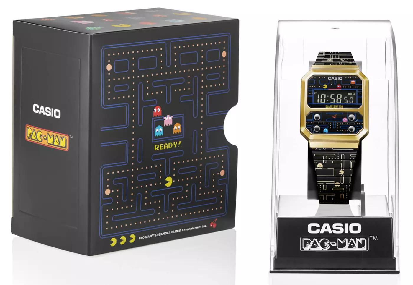 Casio presenta o reloxo A100WEPC en colaboración con PAC-MAN 7092_5