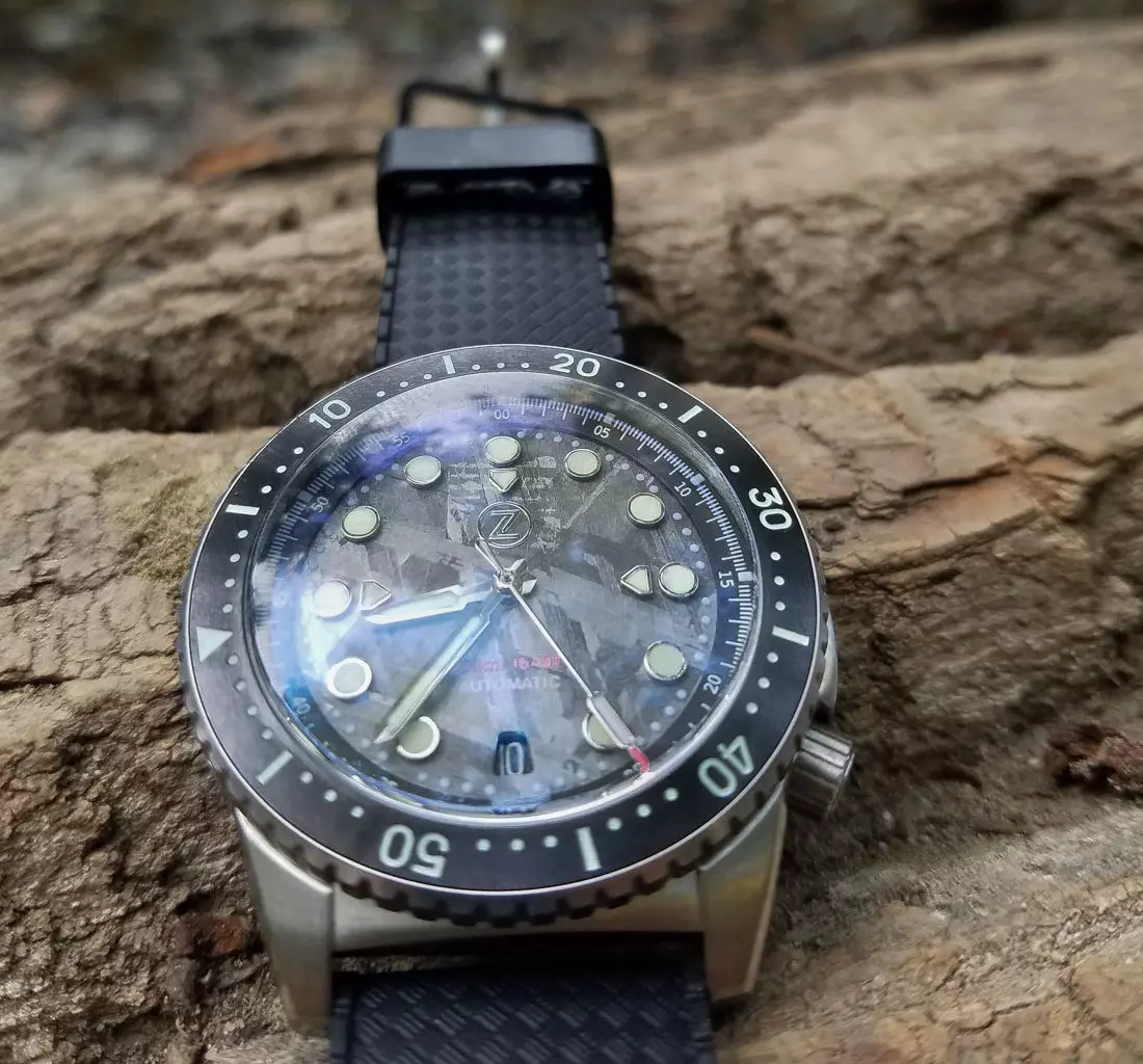 WATCH WINNER REVIEW: Zelos Mako Edelstol Meteorit Dial Watch 7113_8