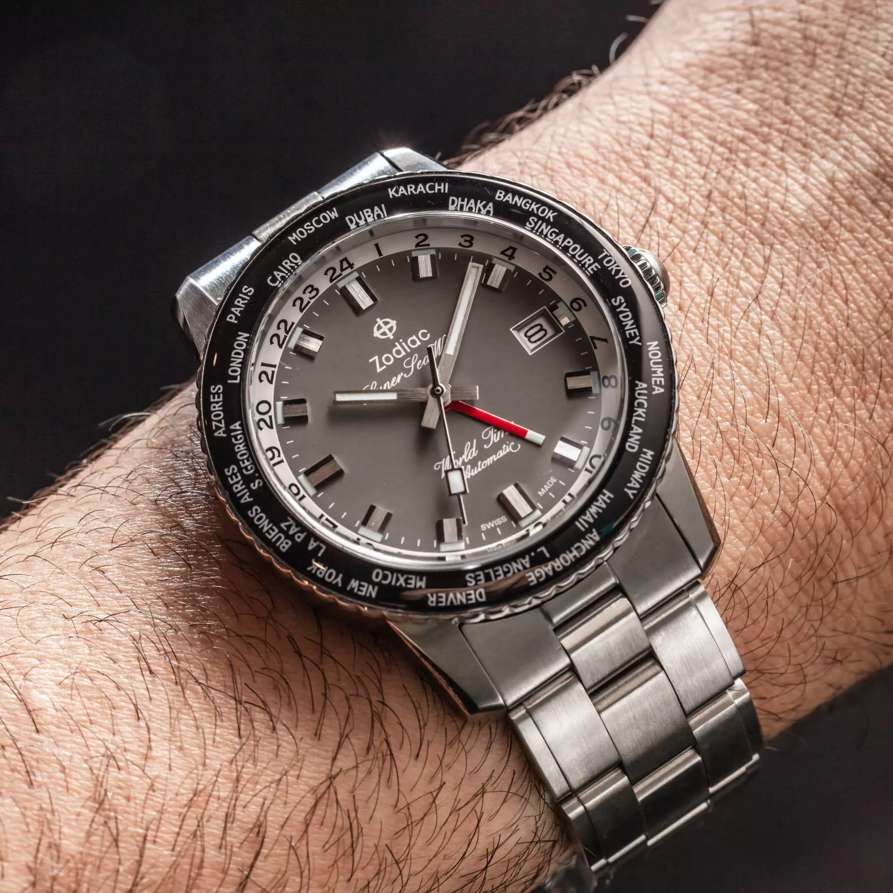 Hands-On Debut- Limited Edition Zodiac Super Sea Wolf World Time Watch Series 7140_5