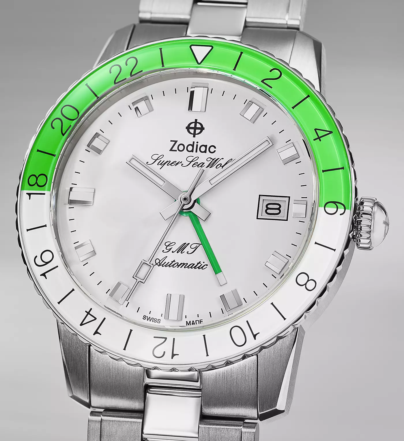 Zodiac သည် Super Sea Wolf 53 Neon နှင့် Super Sea Wolf GMT နီယွန်နာရီများကို စတင်ပြသခဲ့သည်။ 7141_5