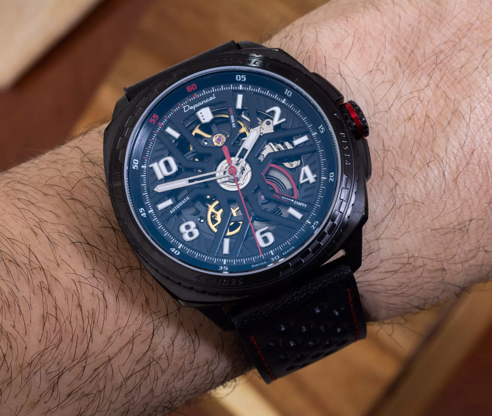 Praktyczne: Depancel Pista GT w pełni czarny zegarek 723_1