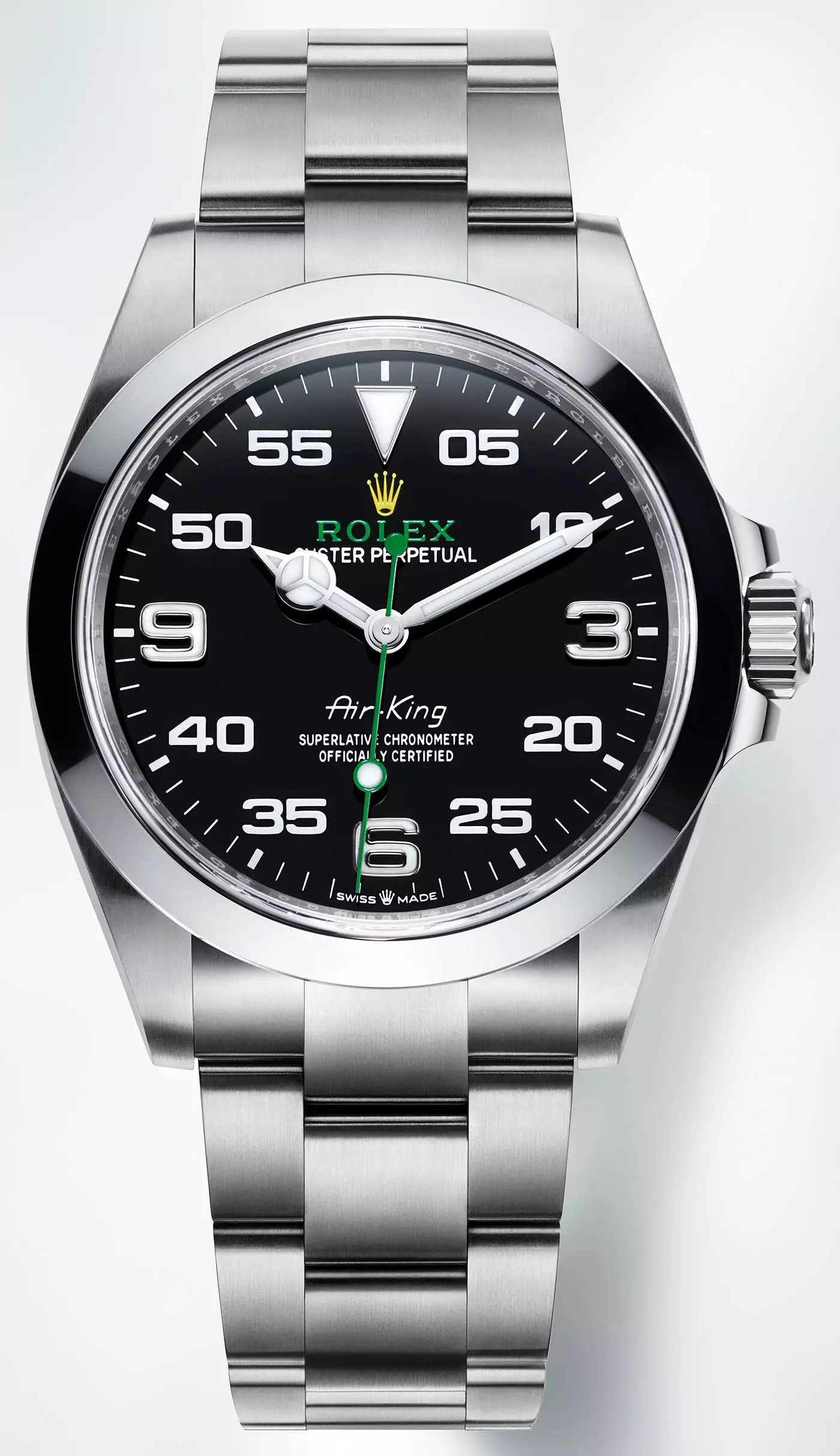 Premier coup d'œil : montre Rolex Air-King avec boîtier redessiné et nouveaux chiffres 7367_5