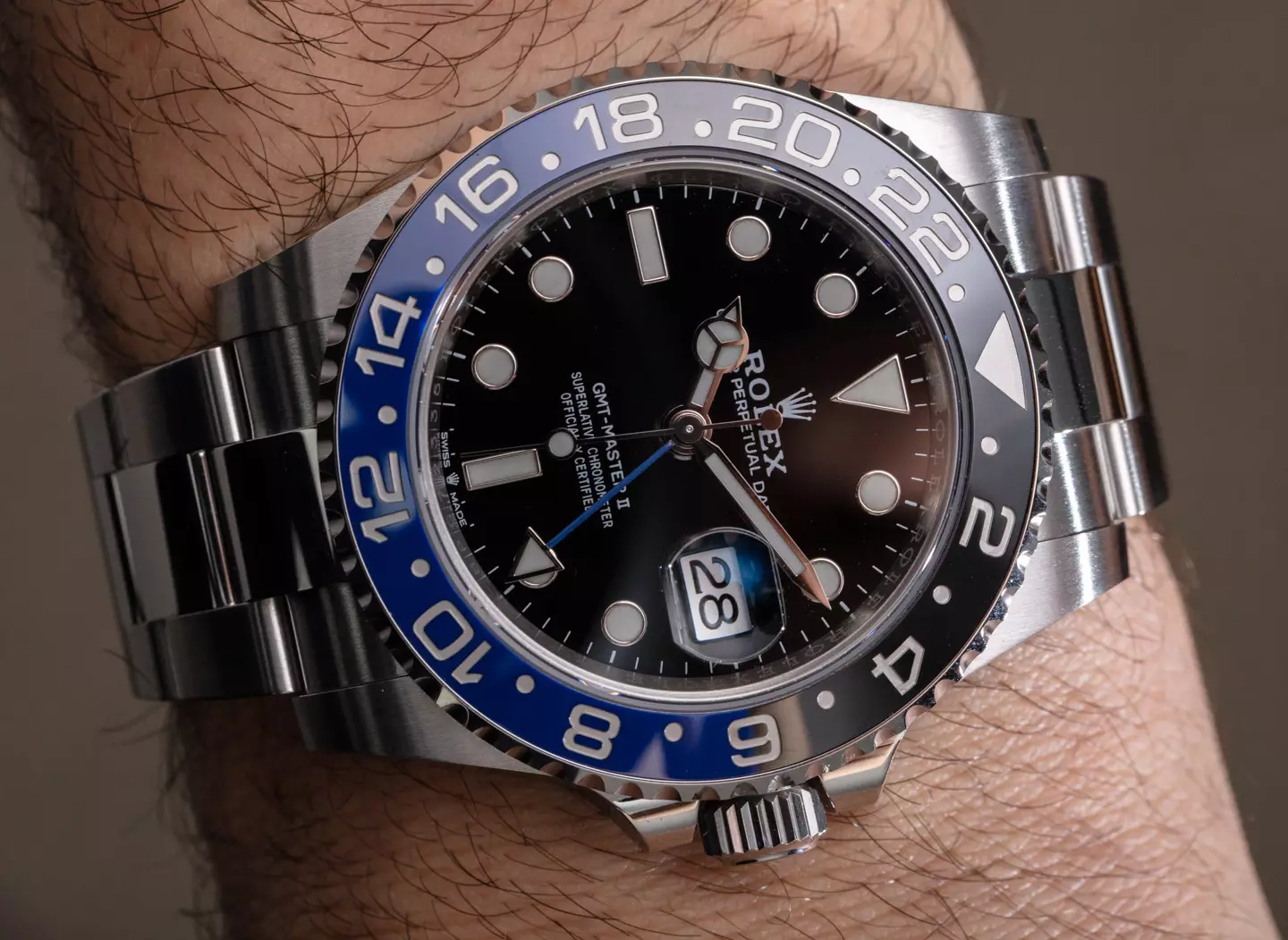 Praktiskt med stål Rolex GMT-Master II 'Batman' & 'Pepsi' 126710 Oyster armbandsklockor 7517_3