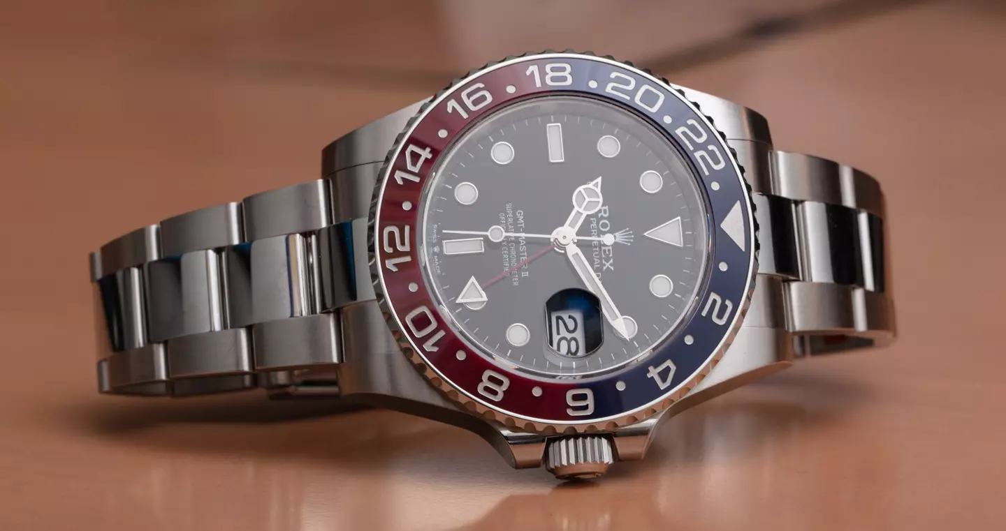 Praktyczne ze stalowymi zegarkami Rolex GMT-Master II „Batman” i „Pepsi” 126710 z bransoletą Oyster