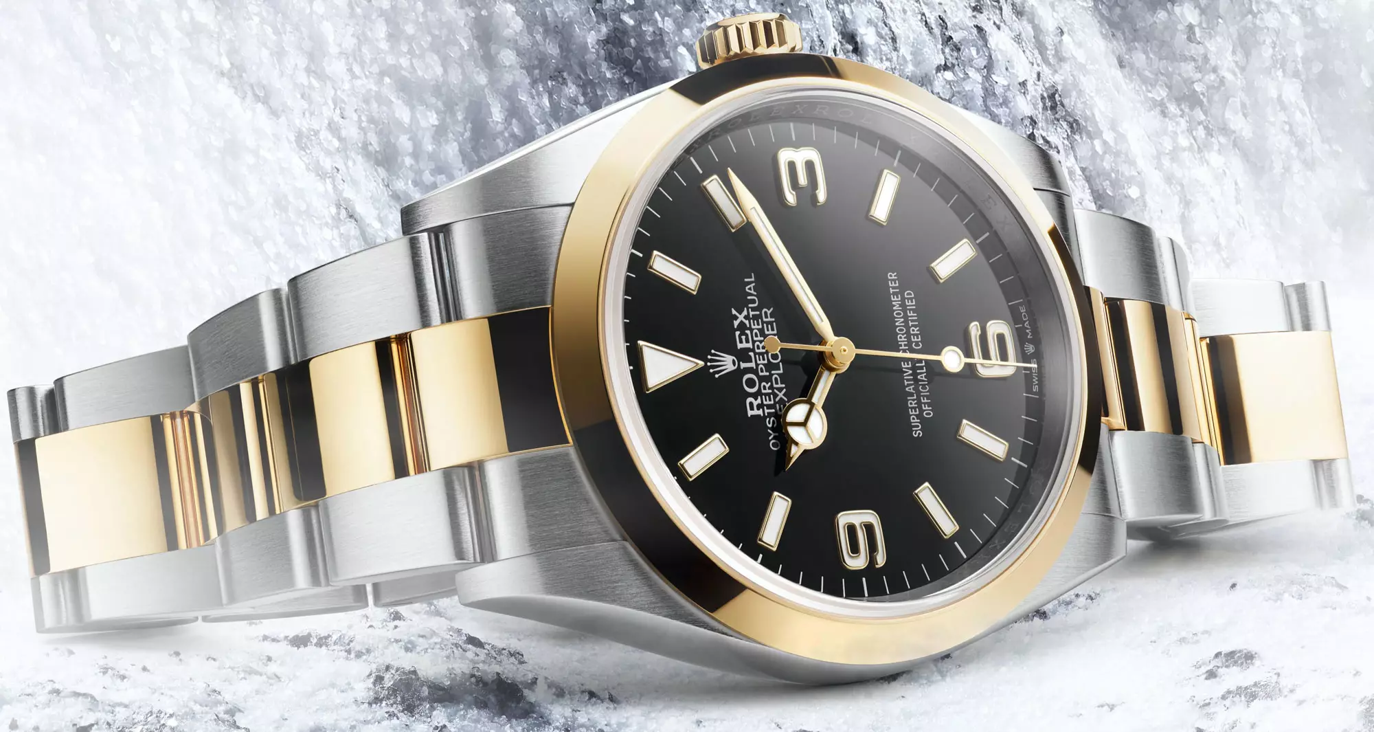 I-Rolex Explorer 36 Watch ibuyela kubungakanani bayo bokuqala, ifumana iNtshukumo yesiZukulwana esitsha 7524_1