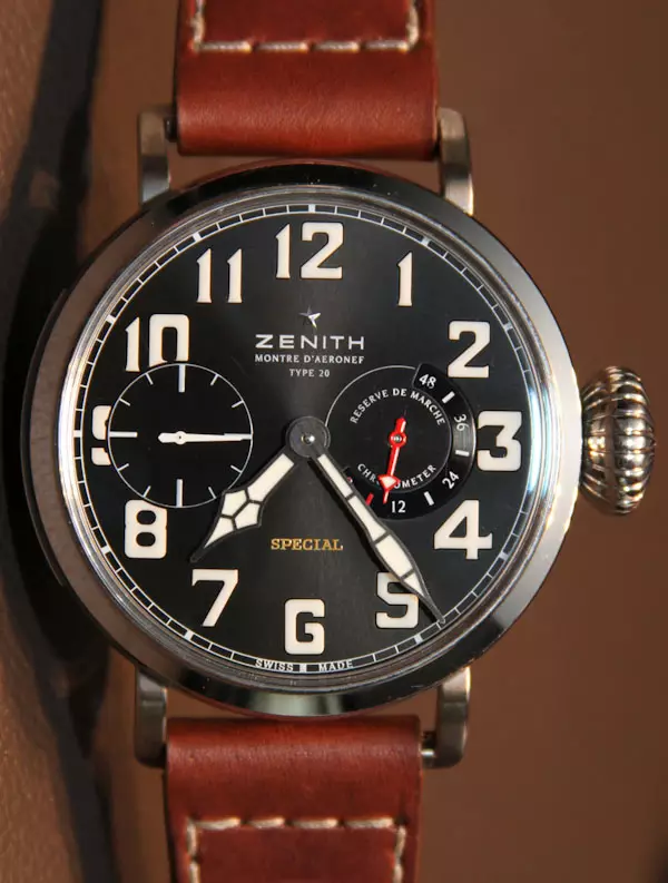 Zenith Pilot Montre d'Aéronef Type 20 Kuckt Hands-on mat Video 75362_1