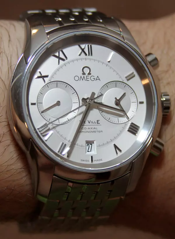 Pagsusuri ng Omega De Ville Co-Axial Chronograph Watch 7590_1