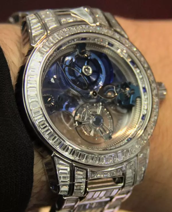 Miljoni dollari beebi: käekella Ulysse Nardin Royal Blue Tourbillon kellaga 76282_5