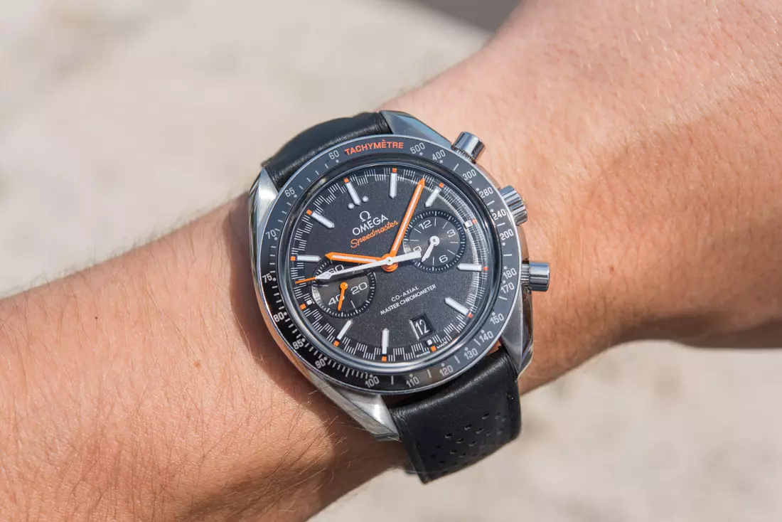 Шарҳи Омега Speedmaster Racing Master Chronometer Watch 7645_13