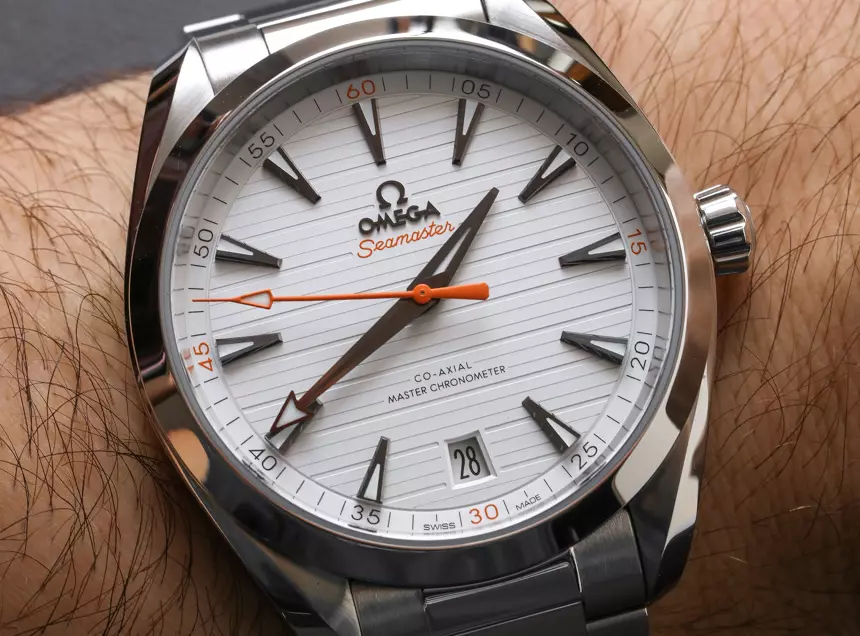 Omega Seamaster Aqua Terra 150M Co-Axial Master Chronometer Watch Adolygiad 7692_6