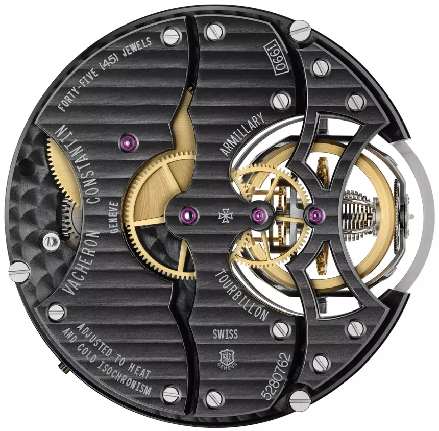 Vacheron Constantin Maître Cabinotier Retrograde Armillary Tourbillon واچ 77102_8